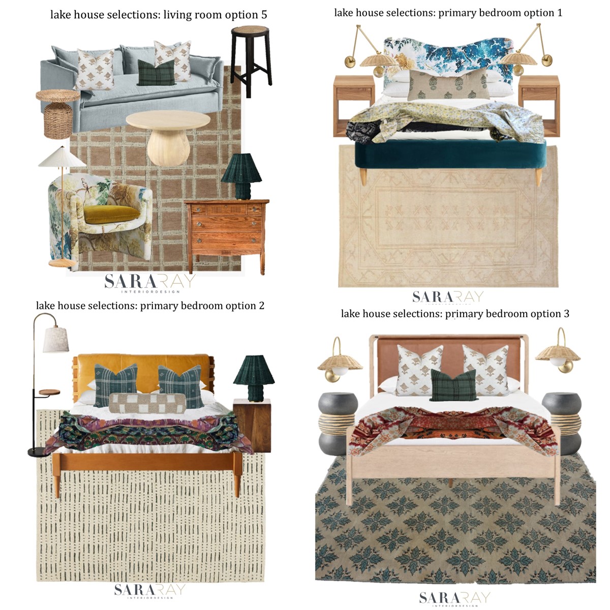 Lake House Selections - Sara Ray Interior Design